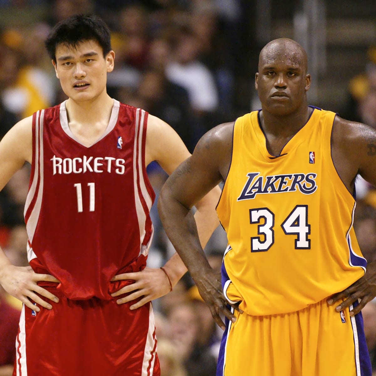 Shaquille O Neal Shares The Story How He Apologized To Yao Ming In Chinese Toy Inchee. For I m Sorry For When I See Yao Ming. Fadeaway World