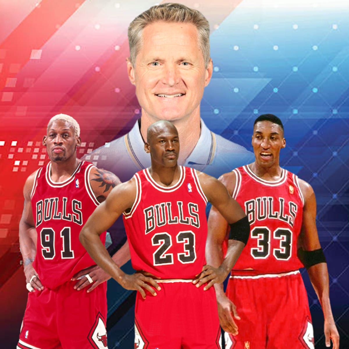 Steve Kerr Explains Why The Chicago Bulls Dynasty Was A Defensive Powerhouse Rodman Guarded Shaq In The East Finals When Shaq Was With Orlando And Held Up. He Held Up Pretty Well