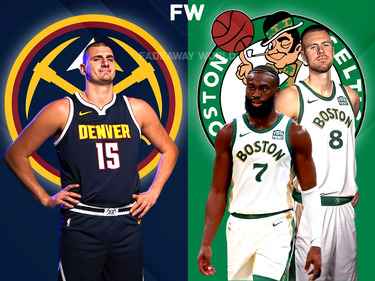 Nikola Jokic Tricked Kristaps Porzingis And Jaylen Brown Into A Double ... Nikola Jokic Tricked Kristaps Porzingis And Jaylen Brown Into A Double ...