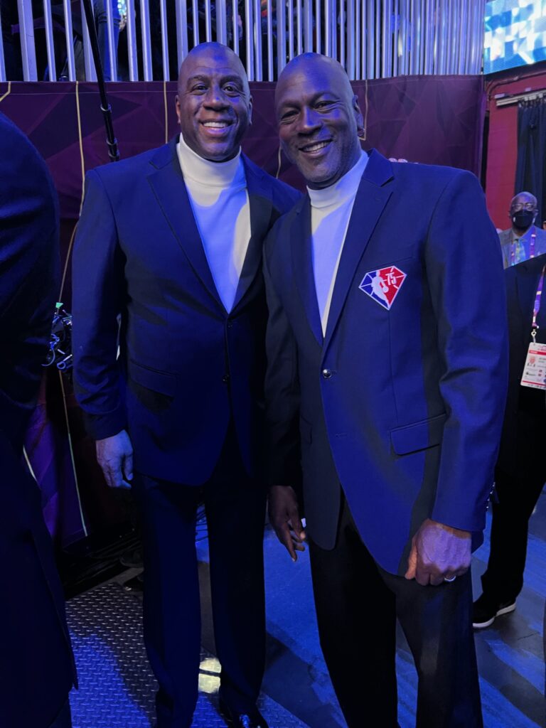 Magic Johnson Posts Legendary Photo With Michael Jordan: "MJ With MJ ...