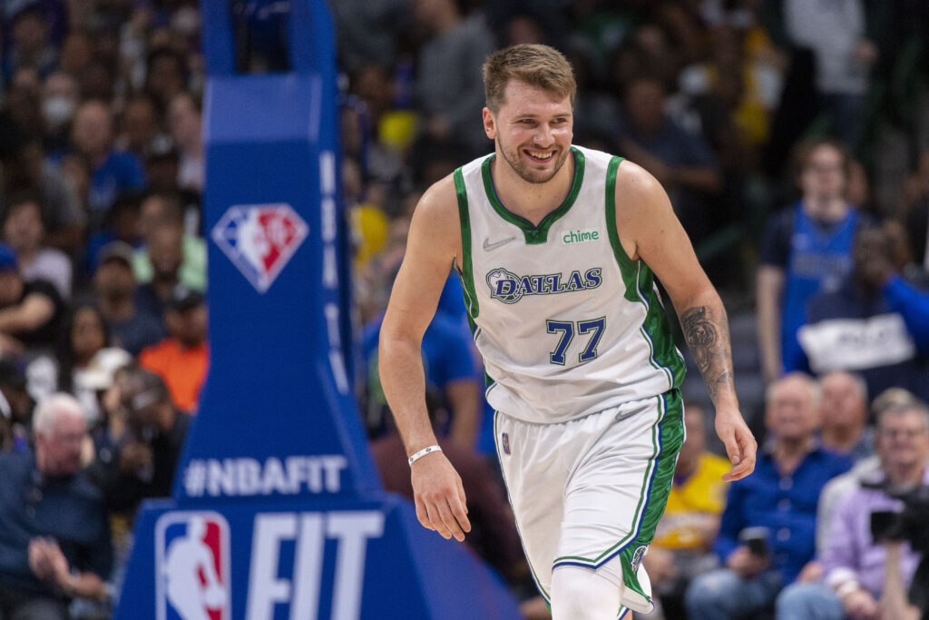 Video: Luka Doncic Hits Full-Court Shot In Shootaround - Fadeaway World