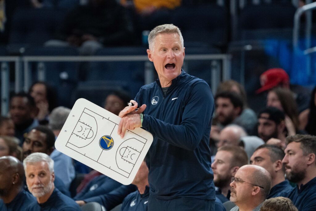 Watch: Steve Kerr Has A Priceless Reaction To Winning A Coach's ...