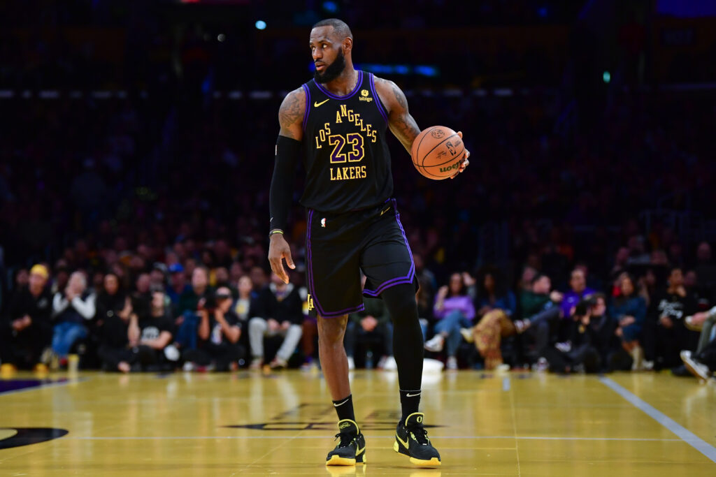 LeBron James Reacts To Viral Picture Of Himself Getting A Basketball ...