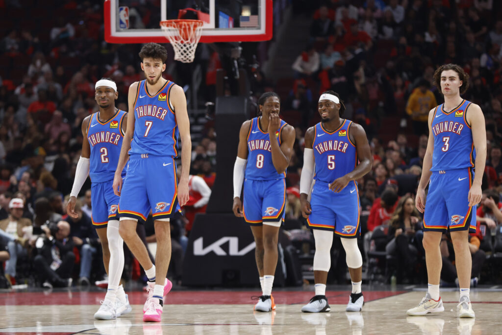 Oklahoma City Thunder Starting 5 Has An Average Age Nearly Equivalent ...
