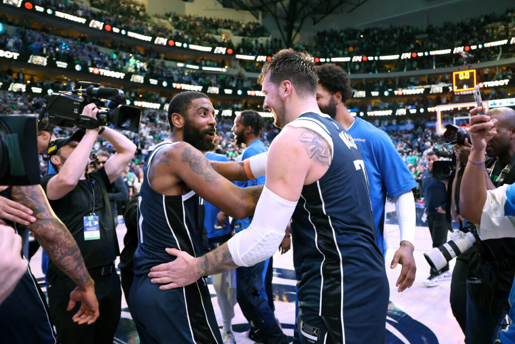 Kyrie Irving On His Synergy With Luka Doncic: "We Take On So Much Of ...