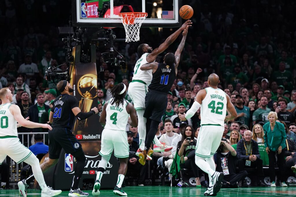 Jaylen Brown Puts On Defensive Clinic Against Mavericks In Game 1 Of ...