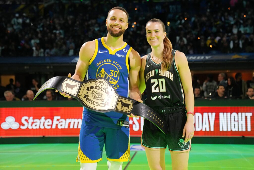 NBA-WNBA Shootout Between Stephen Curry And Sabrina Ionescu Canceled ...