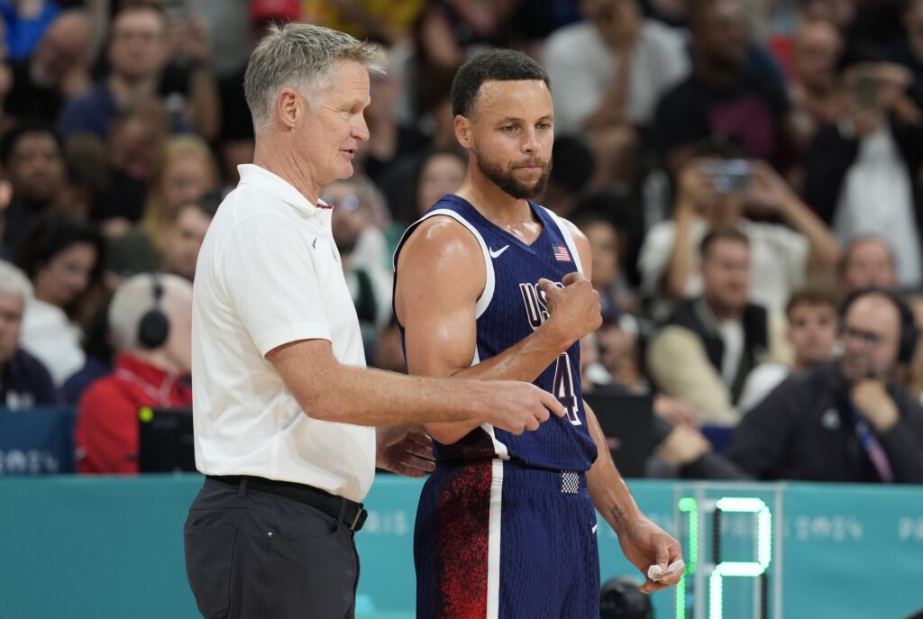 Steve Kerr Got Emotional After Stephen Curry Sealed Gold Medal Win: "So ...