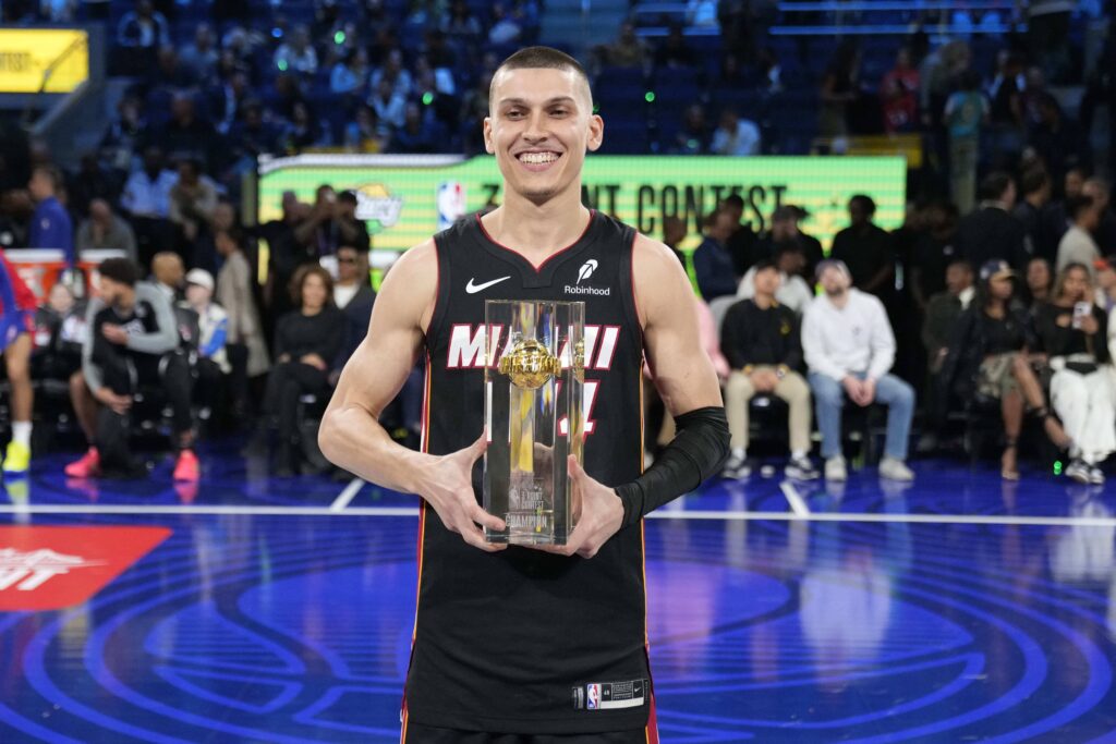 NBA Fans React As Tyler Herro Wins 3-Point Contest - Fadeaway World