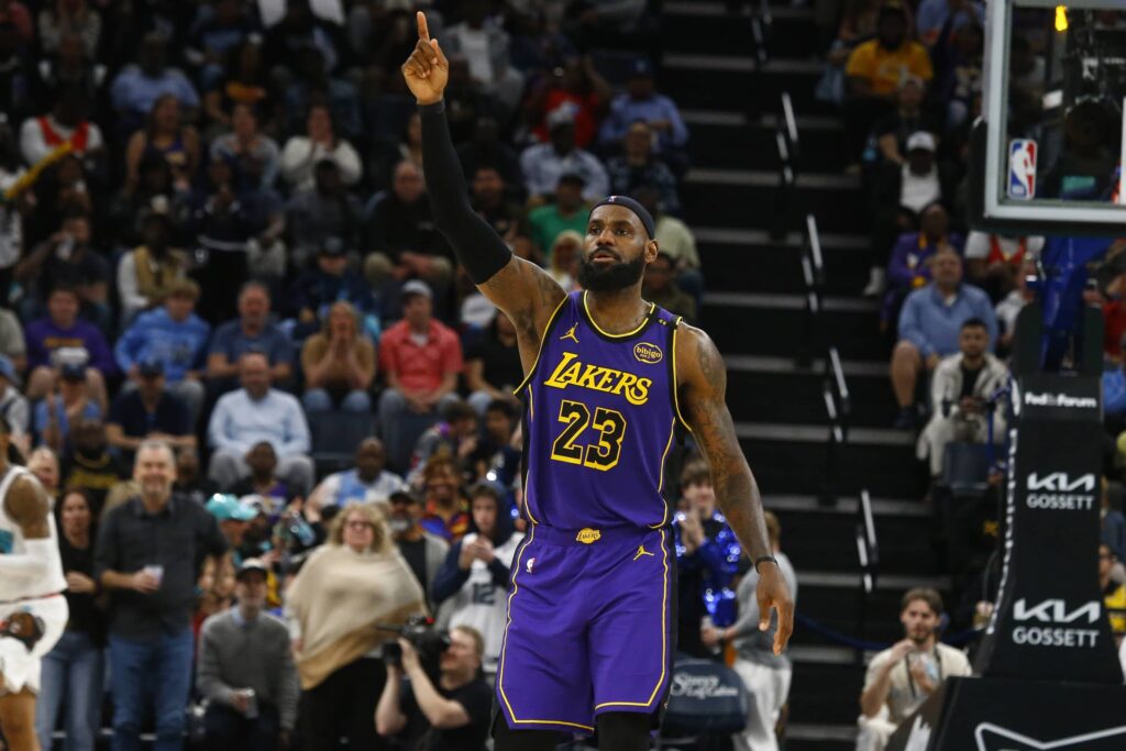 LeBron James Dapped Up Nick Wright After Grizzlies Game - Fadeaway World