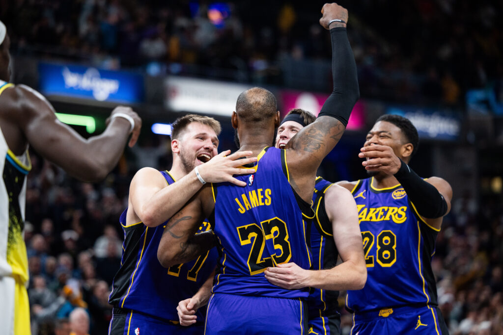 Luka Doncic Looked Very Relieved After LeBron James Saved Lakers With A ...