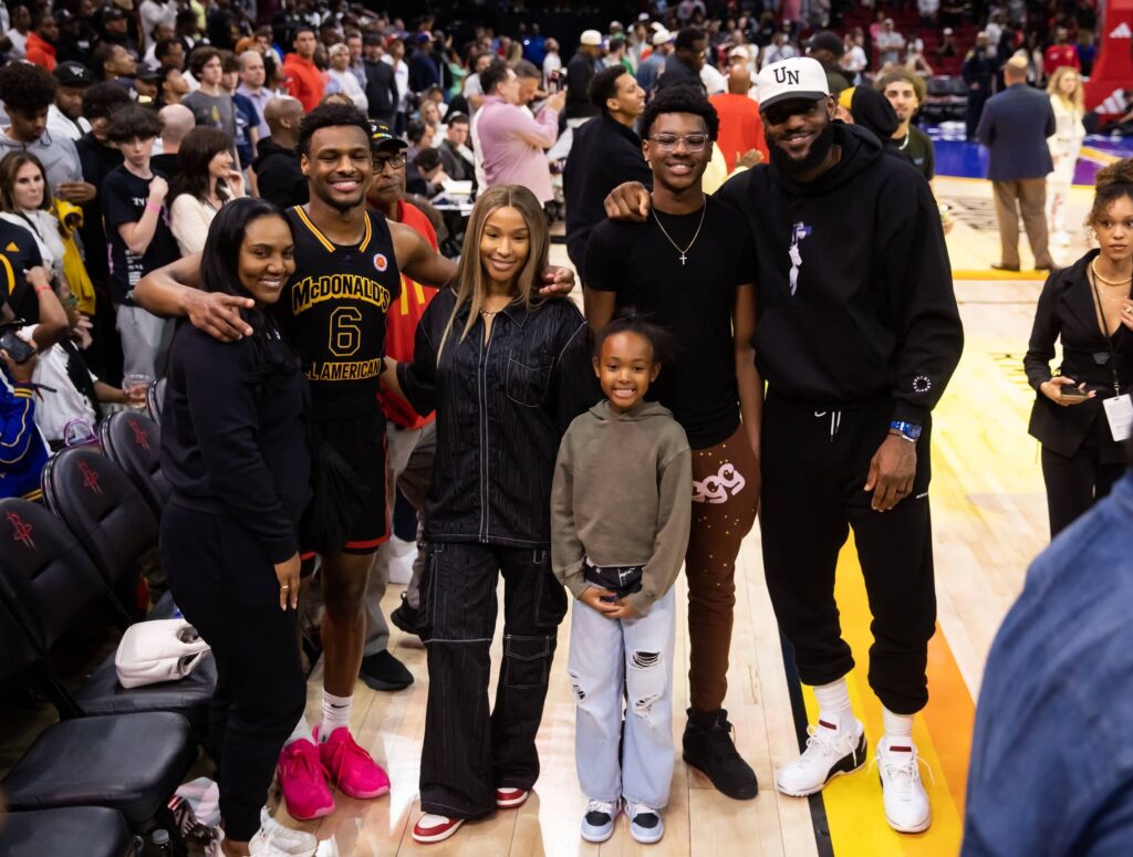 LeBron, Bronny, Bryce, And Savannah James Get Matching Tattoos ...