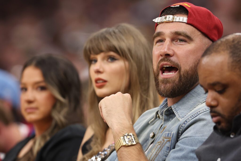 Taylor Swift And Travis Kelce Draw Attention With Courtside Appearance ...